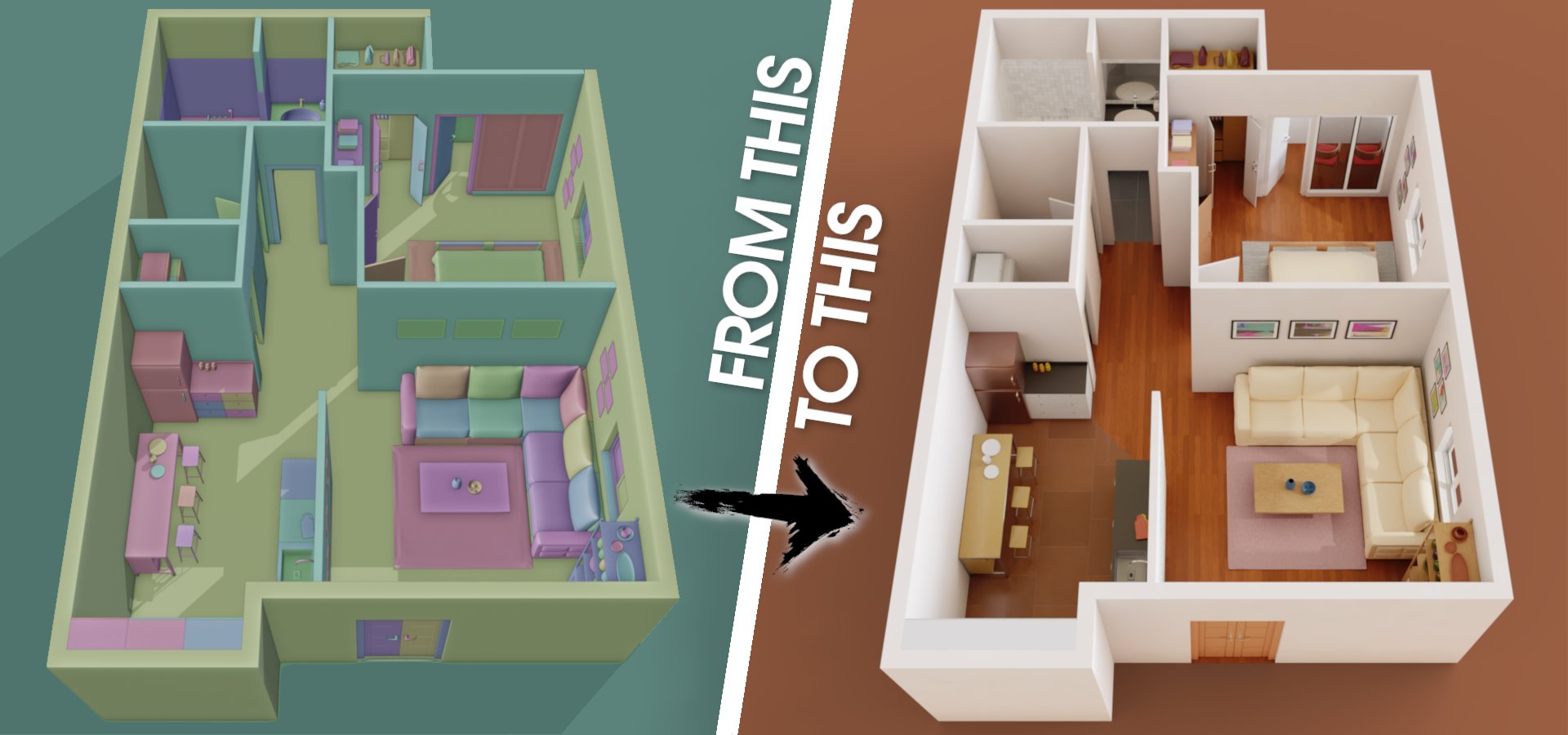 How To Create A 3d Floor Plan In Blender Best Method Egneva Designs